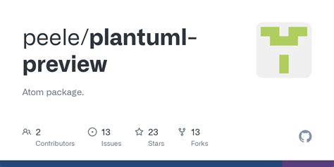 Github Peeleplantuml Preview Atom Package