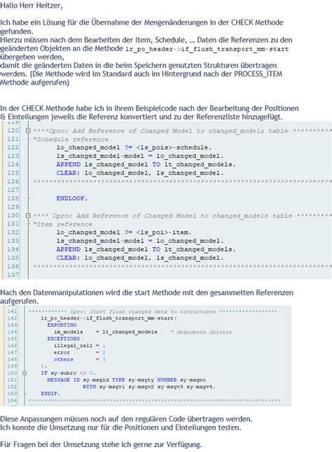 solved data not set by if purchase order item mm~set data sap community