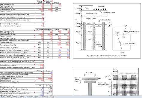 Geogrid Bridge Calculation Excel Sheet Geogrid Bridge Calculation Excel Sheet