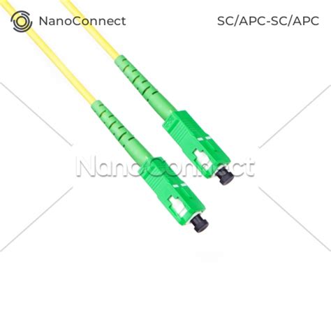 Fiber Optic Indoor Patch Cord SC APC SC APC M Mm Buy In The NanoConnect Online Store
