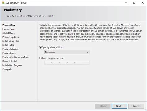 Installing Sql Server 2016 Developer Edition One Example Andyleonard