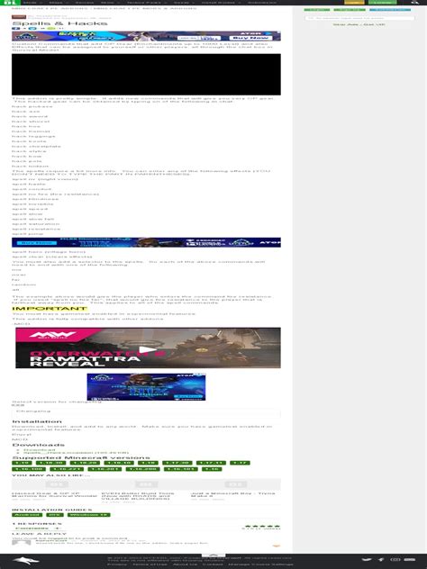 Spells And Hacks Minecraft Pe Mods And Addons Download Free Pdf