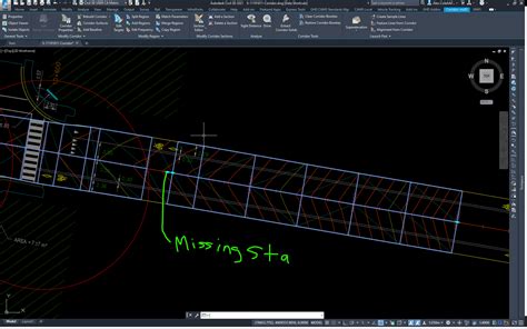 solved corridor missing applied station autodesk community