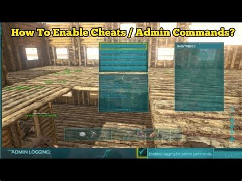 How To Enable Cheats Admim Commands On Ark Youtube