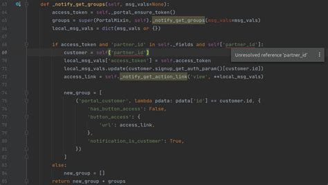 unresolved reference while working with mixins · issue 116 · odoo ide