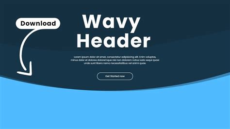 Easiest Animated Wavy Header Background Using Html Css Only Free