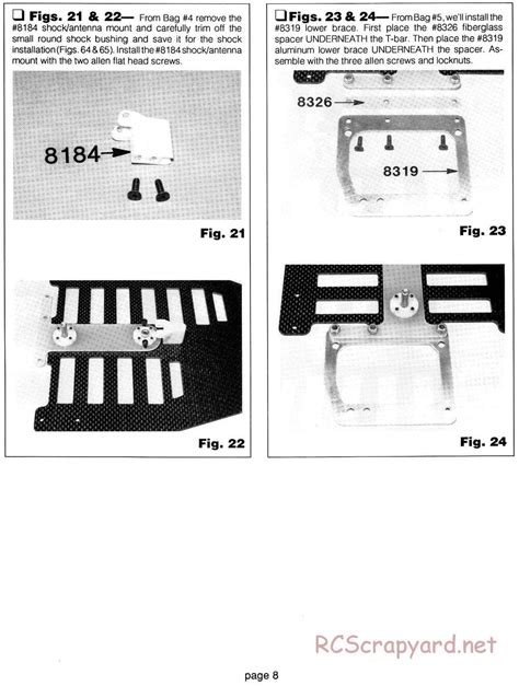 Team Associated Manual Rc10lss 8005 8006 • Rcscrapyard Radio Controlled Model Archive