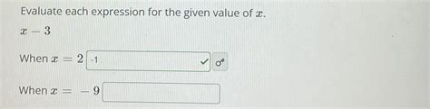 Solved Evaluate Each Expression For The Given Value Of Chegg