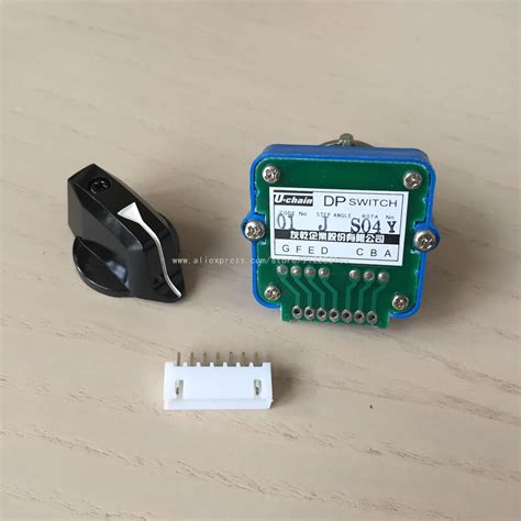 01J Rotary Switches Band Switch U CHAIN Digital Band Switch Feed Override CNC Panel Knob Switch