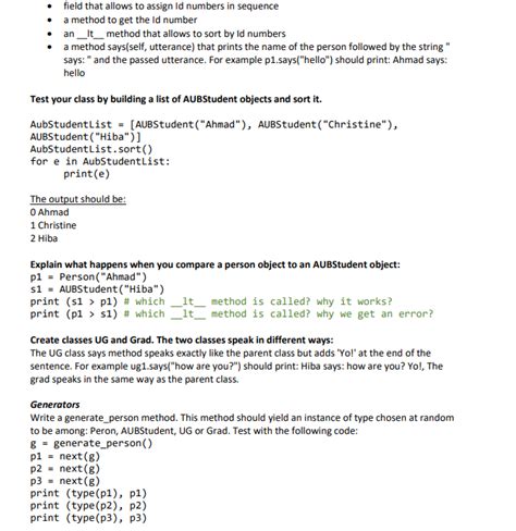 Solved Inheritance In This Exercise You Have To Provide The