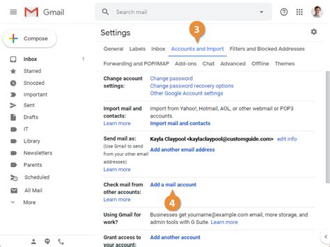 Add Other Email Accounts To Gmail CustomGuide