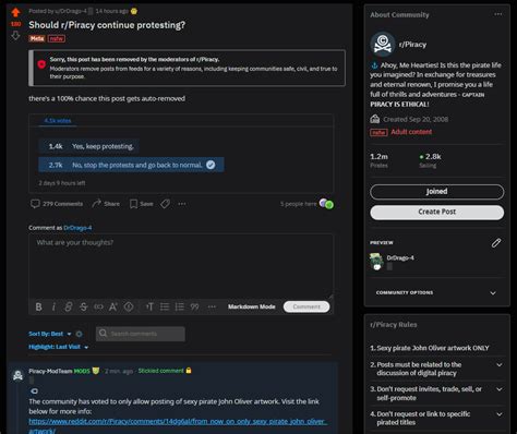 R Piracy Mods In A Nutshell R Piracymodssuck