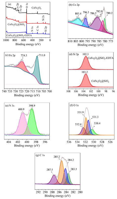 X Ray Photoelectron Spectroscopy Xps Survey Scan Of A Cofe2o4