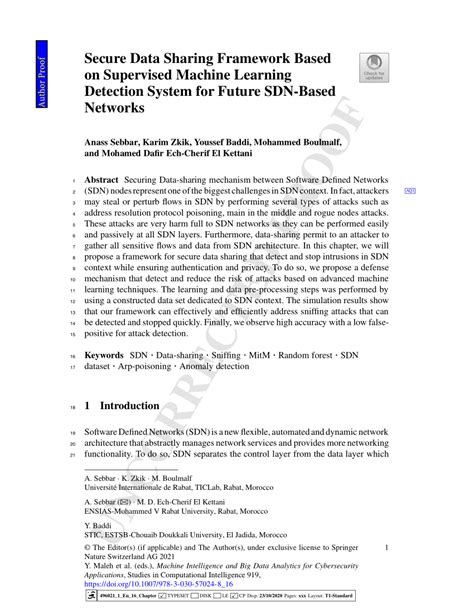 Pdf Secure Data Sharing Framework Based On Supervised Machine