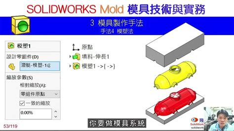 2 Solidworks模具製作手法 Youtube