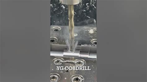Deep Hole Peck Drilling G83 Yg Co8 Drill Vmc Machine Youtube