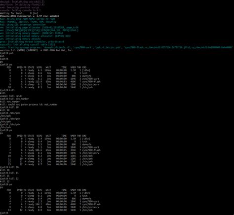 zynq7000 zedboard hangs after restart when executing test kill · issue