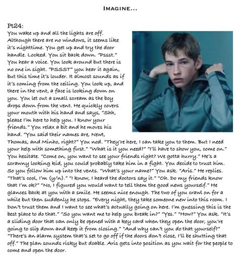 Hope You Guys Enjoy Tmr Imagine Newt From Maze Runner Newtimagines Parttwentyfour