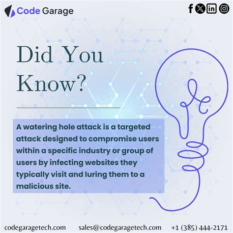 Avoid Watering Hole Attacks With Codegaragetech Code Garage Tech