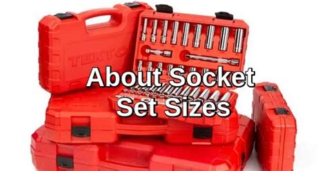 Socket Set Sizes Metric And Standard In Order