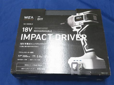 yahoo オークション 未使用 wiza ウィザ wz 18id（bl）s 18v充電式