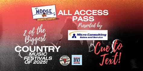 Moose Fm All Access Pass Presented By Micro Consulting Sales And Service Moose Media
