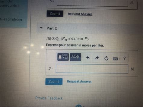 solved use the ksp values to calculate the molar solubility