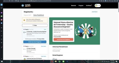 mika aufasyah lazuardy on linkedin magangmerdeka kampusmerdeka
