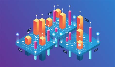 isometric design concept virtual reality and augmented reality software development and