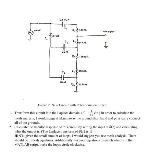 Solve A Circuit Using Laplace And Matlab In Class