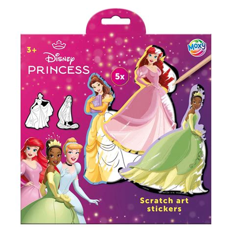 Disney Princess Scratch Art Stickers Toytastic