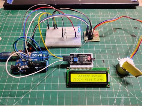 Stepper Motor With Arduino Using Uln 2003 Driver Arduinpo With