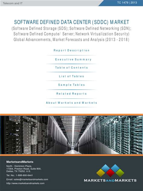 Software Defined Data Center Sddc Market Pdf Data Center Cloud