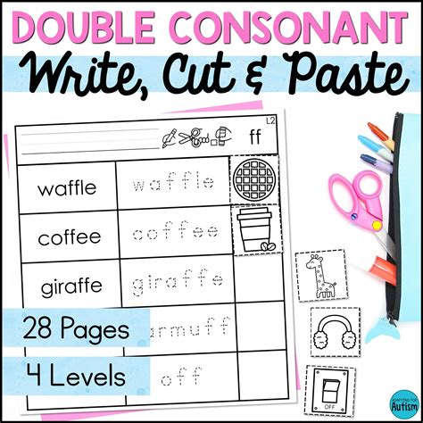 Double Final Consonant Worksheets