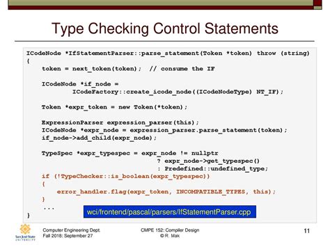cmpe 152 compiler design september 27 class meeting ppt download