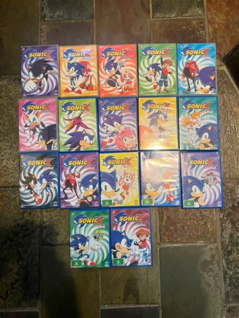 Sonic X Volume 1 17 Sonic The Hedgehog Dvds Pal Region 29900
