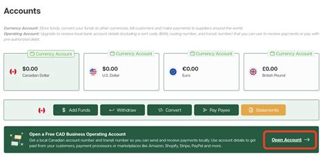 Loop Accounts Page Overview