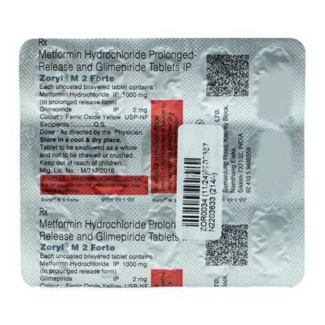 Insumark M Forte 2 Tablet 10s Price Uses Side Effects Composition