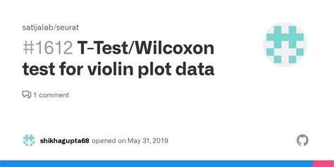 T Testwilcoxon Test For Violin Plot Data · Issue 1612 · Satijalab