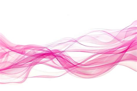 Premium Photo Abstract Pink Wavy Lines On White Background