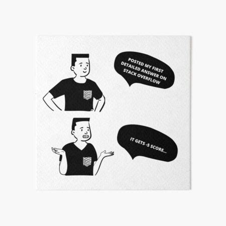 Developer Memes Gift For Software Developer QA Engineer Stack Overflow Meme Art Board Print