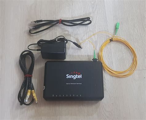 Optical Network Terminal Singtel Computers Tech Parts Accessories Networking On Carousell
