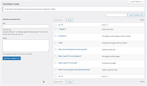 Broken Link Notifier Wordpress Plugin
