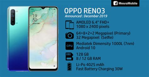 Oppo Reno G Price In Malaysia Rm Full Specs Mesramobile