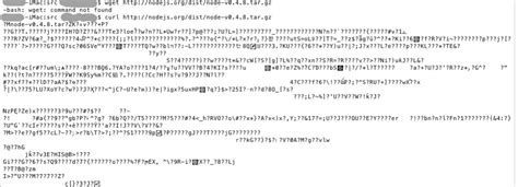 Macos Curl Strange Output Stack Overflow