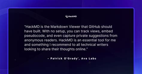 Hackmd Is The Markdown Viewer That Github Should Have Built