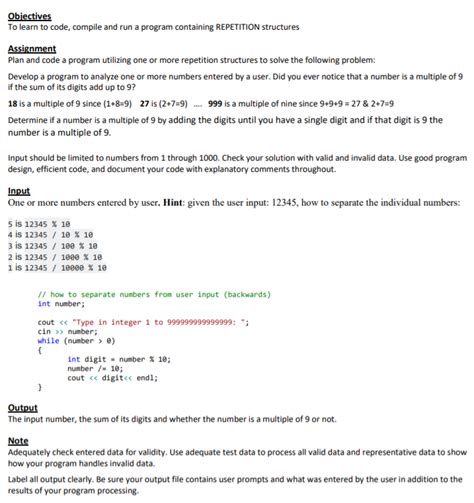Solved Objectives To Learn To Code Compile And Run A Chegg