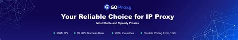 Goproxy Proxy Solution With Unlimited Bandwidth And Rotating