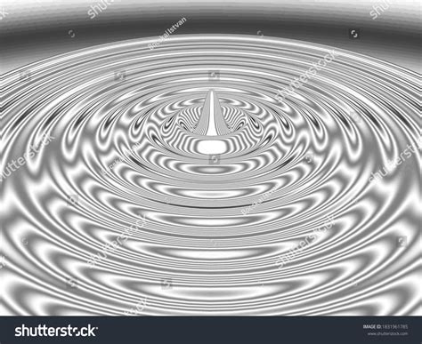 Waves Diffraction D Rendering Diffraction Pattern Stock Illustration