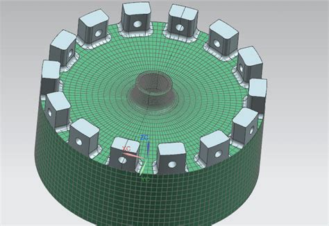 How Would I Mesh The Parts Left Nx Rfea